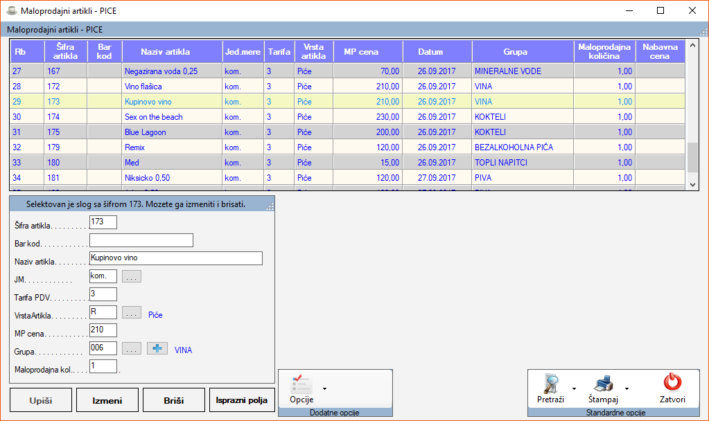 Program za Restoran | Poslovni Softver | SOFTEK